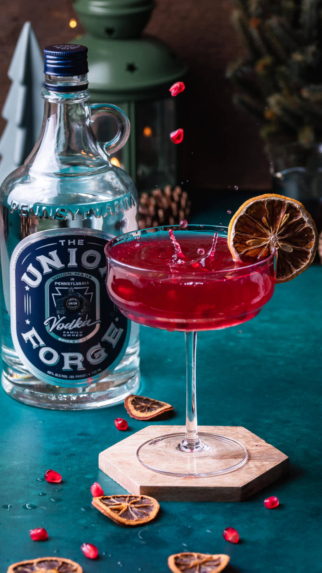 Pomegranate Martini | Union Forge Vodka
